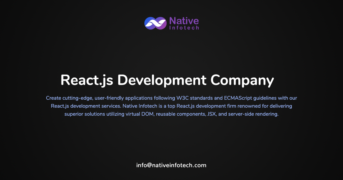 React.js Development Company - Native Infotech
